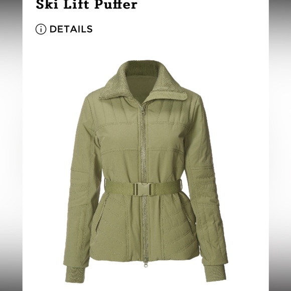 CAbi | Jackets & Coats | Sage Green Cabi Ski Lift Puffer Like New ...